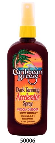Amazon.com: Caribbean Breeze-Dark Tanning Accelerator Spray Lotion, 8.5 ...