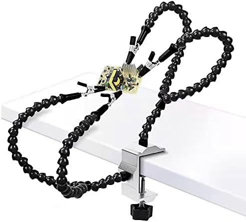 Third Hand Tool - Soldering Station Helping Hand - 3 Flexible Arms with ...