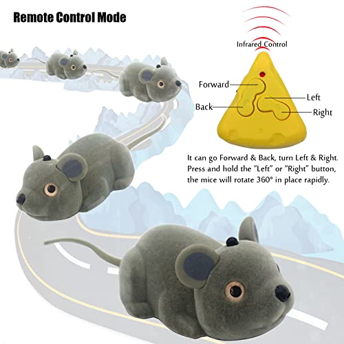 Snapklik.com : Cute RC Mice Remote Control Rat Animal Toy Electric Car ...