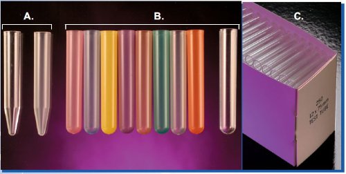 Stockwell Scientific 8552 Polypropylene Conical Bottom Test Tubes, 12 ...