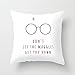 Amazon.de: Dekoratives Kissen Fall nicht Aufschrift Don 't Let The ...