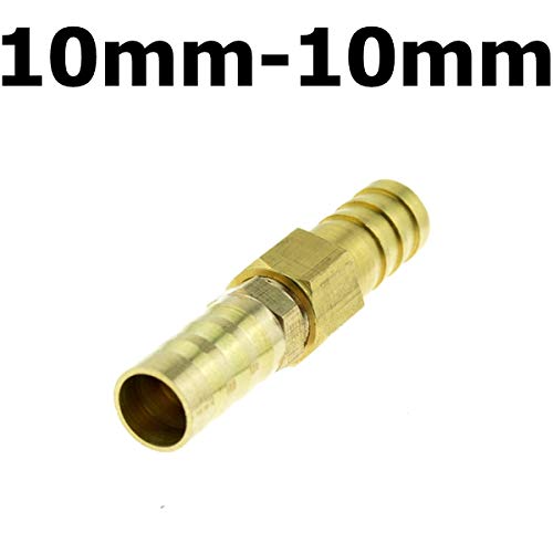 KTS Brass Copper 10mm Hose Barb to 12mm 14mm 16mm OD Hose Gas Coupler ...