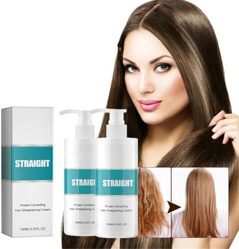 Amazon.com : 2023 New Silk & Gloss Protein Straightening Cream for ...