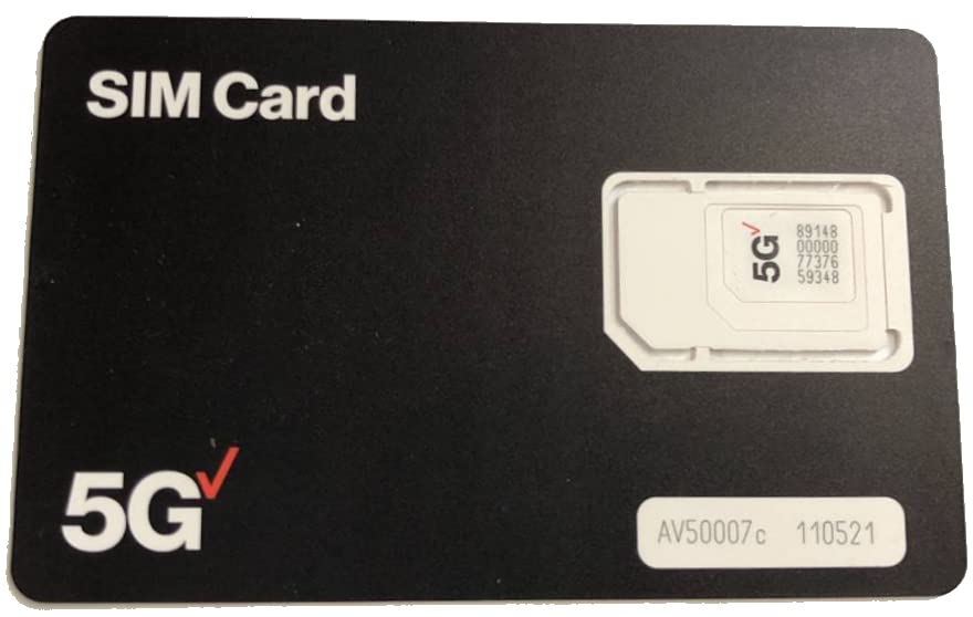 Google Fi Sim Card Verizon 3-in-1 Triple Cut SIM Card (Nano/Micro ...