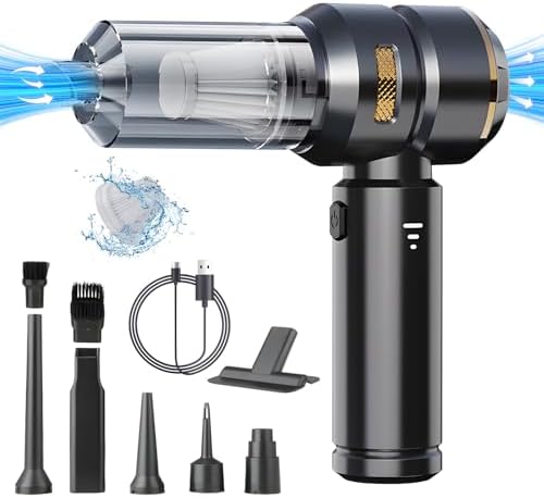 VOLTATECH 13000PA Car Vacuum Cleaner Cordless - Dual Gear, Powerful ...