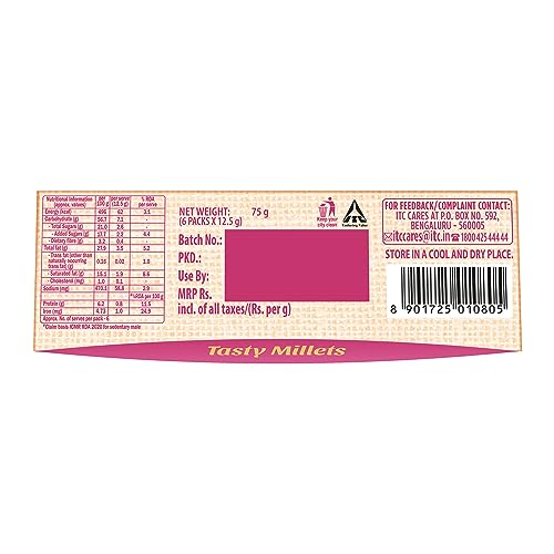 Sunfeast Farmlite Super Millets Ragi & Jowar Cookies, 75g - Price History