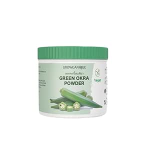 Amazon.com: GROWGANIQUE - Green Okra powder 100g. : Grocery & Gourmet Food