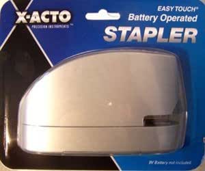 Amazon.com : X-acto Battery Operated Easy Touch Stapler : Weekly ...