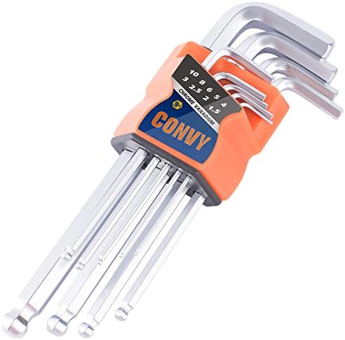 Lichamp 37-Piece Rainbow Allen Wrenches Sets, Torx Metric Hex Key Set ...