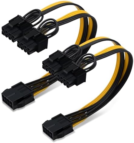 Amazon.com: Ruiwaer 8 Pin Female to Dual 8(4+4) Pin Male EPS 12V CPU 8 ...