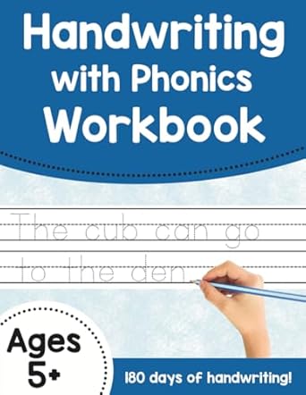 Kindergarten Handwriting with Phonics Practice ABC Print Handwriting ...