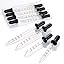 Amazon.com: 4 Pack, 1 mL Glass Eye Dropper with Measurement - Long ...