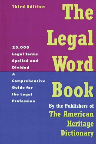 Amazon | Legal Word Book: A Comprehensive Guide for the Legal ...