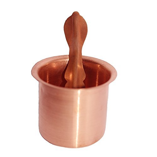 Buy S.G.U. DEDICATED TO GOD Copper Panchpatra and Pali (Copper) Online ...