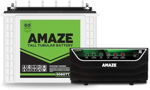 Tata Green Inverter & Battery Combo (Switch ON Pure Sine Wave 850VA/12V ...