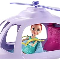 Amazon.com: Polly Pocket Vacation Helicopter Playset with 3-in Lila ...