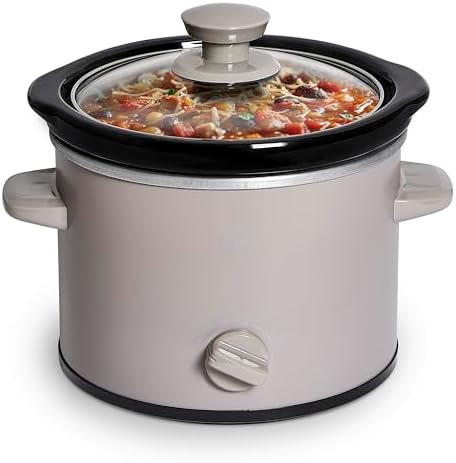 Amazon.com: COOK WITH COLOR 2QT Mini Electric Round Slow Cooker ...