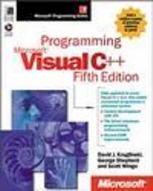 Amazon.com: Programming Microsoft Visual C++: 9781572318571: Kruglinski, David, Shepherd, George ...