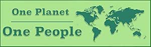 Amazon.com: One Planet One People Vinyl Decal Wall Laptop Bumper ...