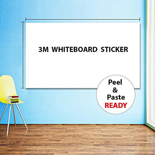 3M Peel n Stick Whiteboard Wall Sticker on Any Plain Surface for Home ...