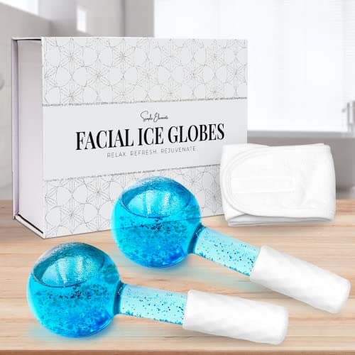 Ice Globes for Facials - Ice Globes Face Massager, Cold Globes for ...