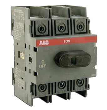 ABB OT60F3 Non-Fused Disconnect, 60 Amp, 3-Pole : Amazon.in: Industrial & Scientific