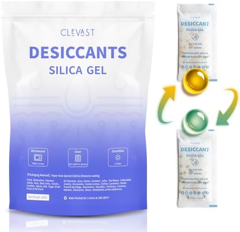Amazon.com: QKOQKO Silica Gel Packets-35 Packs of 50 Grams, Moisture ...