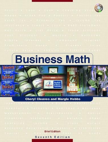 Buy Business Math: Brief Book Online at Low Prices in India | Business ...
