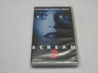 Amazon.com: Scream 3 [VHS] : David Arquette, Neve Campbell, Courteney ...