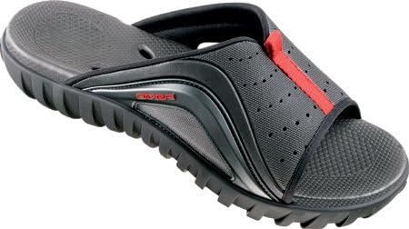 Amazon.com | Rider Men's Relay II Slide Sandal,Grey/Red,8 M US | Sandals