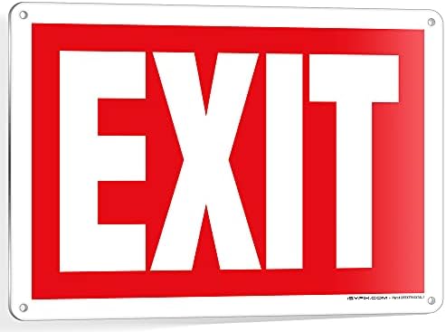 Amazon.com: Tondiamo 4 Pack Fire Extinguisher Sign Fire Rust Aluminum ...