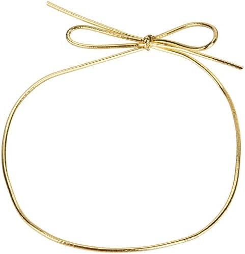 Amazon.com: 16 Inch Metallic Gold Stretch Loops (50) : Health & Household