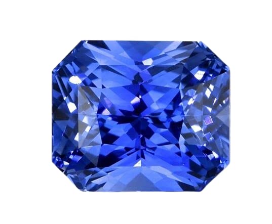 Hdbg Royal Blue Colour Radiant Cut Natural Ceylon Light Blue Sapphire ...