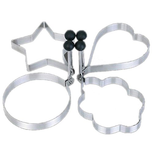 Generic 4PCS Kitchen Stainless Steel Pancake Mould Mold Ring Cooking ...