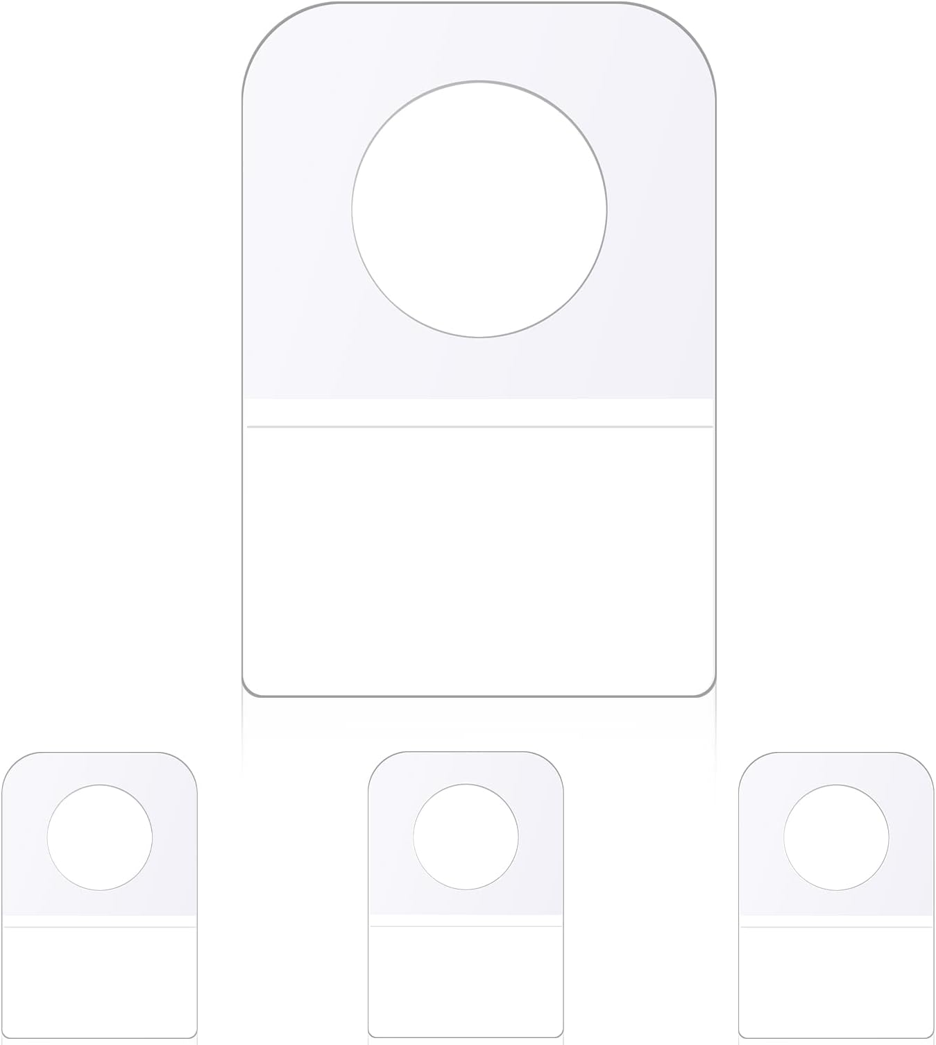 Amazon.com : EnvyPak Crystal Clear Retail Tag Holders/Shop Holders - 2. ...