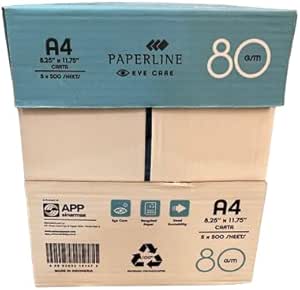 Paperline EyeCare 100% Recycled Copy Paper A4 80gsm White 500 Sheets ...