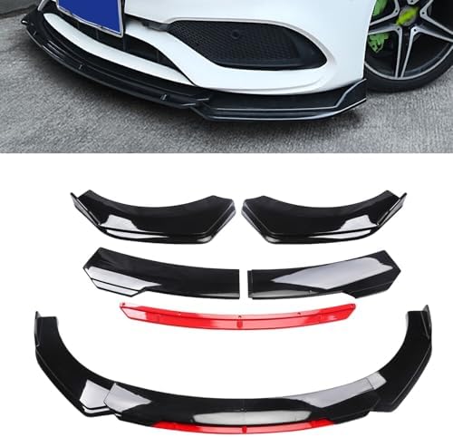 Amazon | 日産ノート HE12 E12 に適用リップスポイラー フロント バンパー リップ スポイラー 4分割式 カバー トリム グレードアップ 傷防止 プロテクター 軽量 エアロ ...