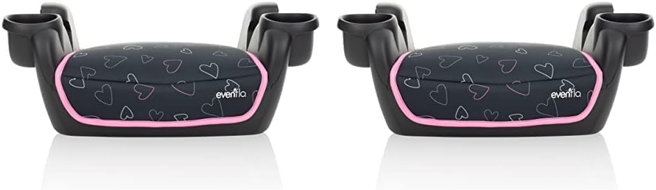 Amazon.com : Evenflo GoTime No Back Booster Car Seat (Amore Pink) (Pack ...