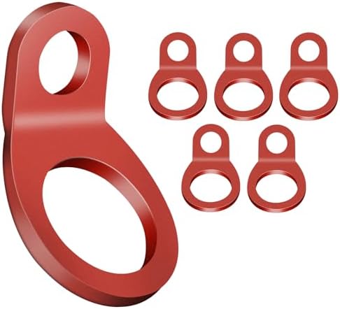 Amazon.com: Large Tie Down Strap Rings 6 Pcs Tie-Down Anchors Hooks ...