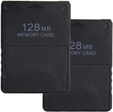 LEAGY 2Pack 128MB Memory Card for Sony Playstation 2 PS2 (2Pack 128MB ...