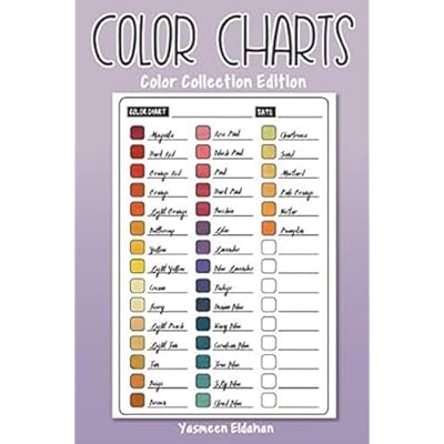 Color Collection Color Charts: Record & Organize 50 Australia | Ubuy