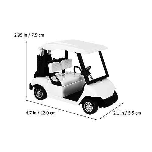 INOOMP Mini Golf Cart Toy 1: 20 Scale, Golf Cart Model Die- cast, Golf ...