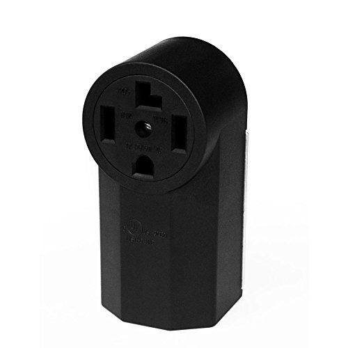 Amazon.com: Utilitech 30 Amp 125/250-Volt Black Indoor Round Wall 4 ...