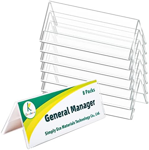 Amazon.com: 6 Pack 10"W x 2"H Acrylic Office Name Plates Name Labels ...