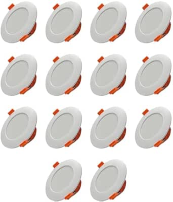 Buy NEWOW 6W Jade Round LED Aluminium Body Concealed Light, Ceiling COB ...