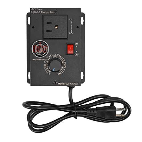 Variable Speed Controller, 120V 220V 18A AC SCR Voltage Regulator ...