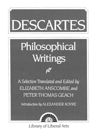 Amazon.com: Philosophical Writings: Descartes: 9780023036002: Descartes ...