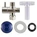 Amazon.com: RecPro RV Showermiser Kit (Brushed Nickel) | Saves Water ...