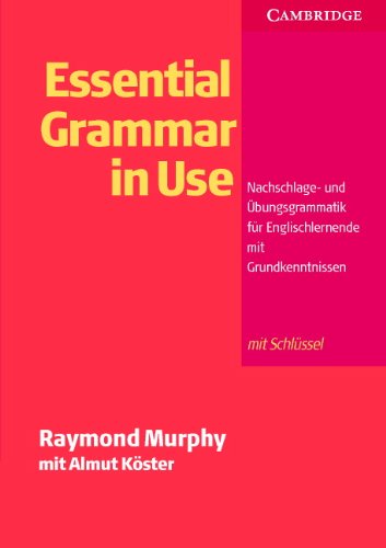 Buy Essential Grammar in Use German Edition (Klett version) Book Online ...