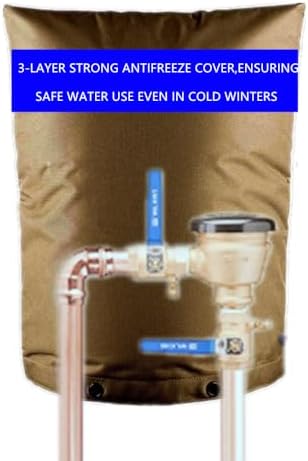 WUULIGHUI Pipe Covers for Winter, Backflow Preventer Pipe Insulation ...
